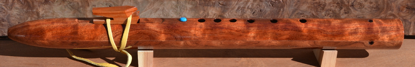 F#m Bubinga Fattie Flute by Laughing Crow