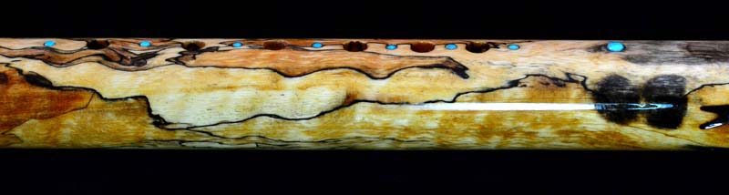F#m Spalted Mandarin Native American Style W/10,000 Year Old Mammoth ...