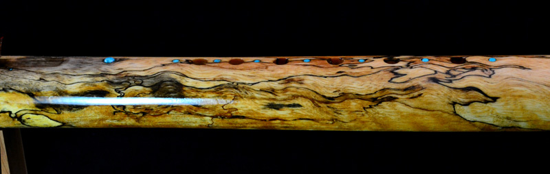F#m Spalted Mandarin Native American Style W/10,000 Year Old Mammoth ...
